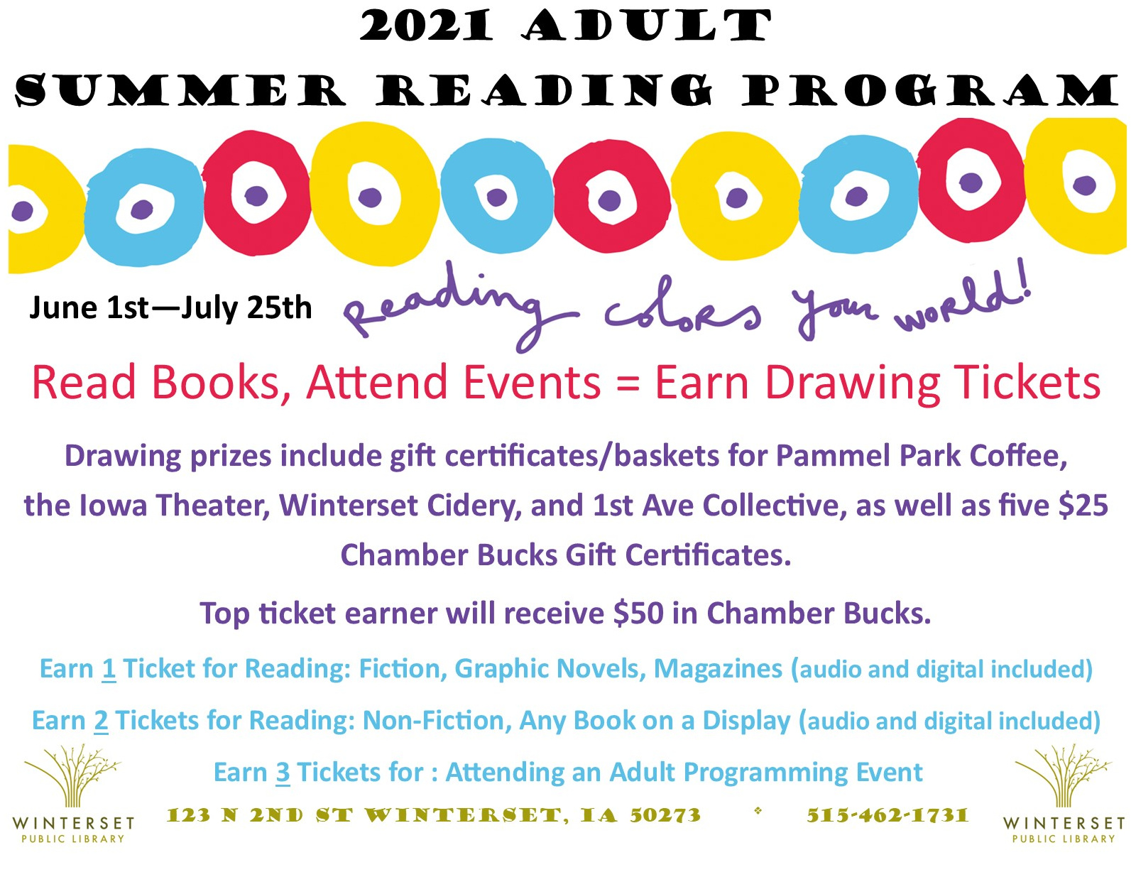Summer Reading Program - Winterset Public Library