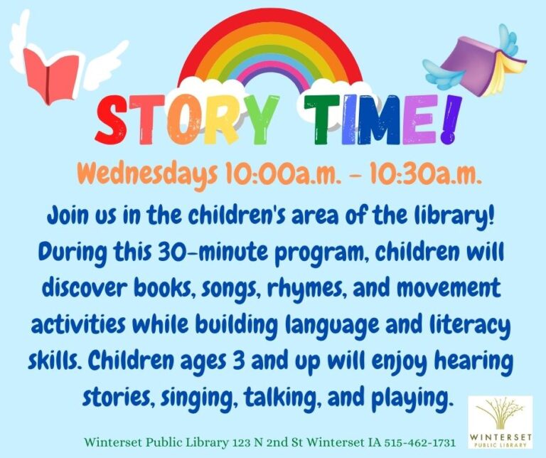 Home - WINTERSET PUBLIC LIBRARY