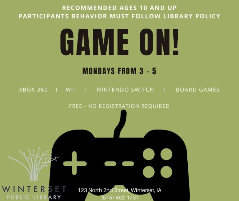 Home - WINTERSET PUBLIC LIBRARY